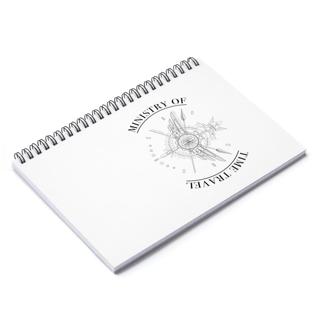 Time Travel Notebook - Ruled Line - Ministry of Time Travel