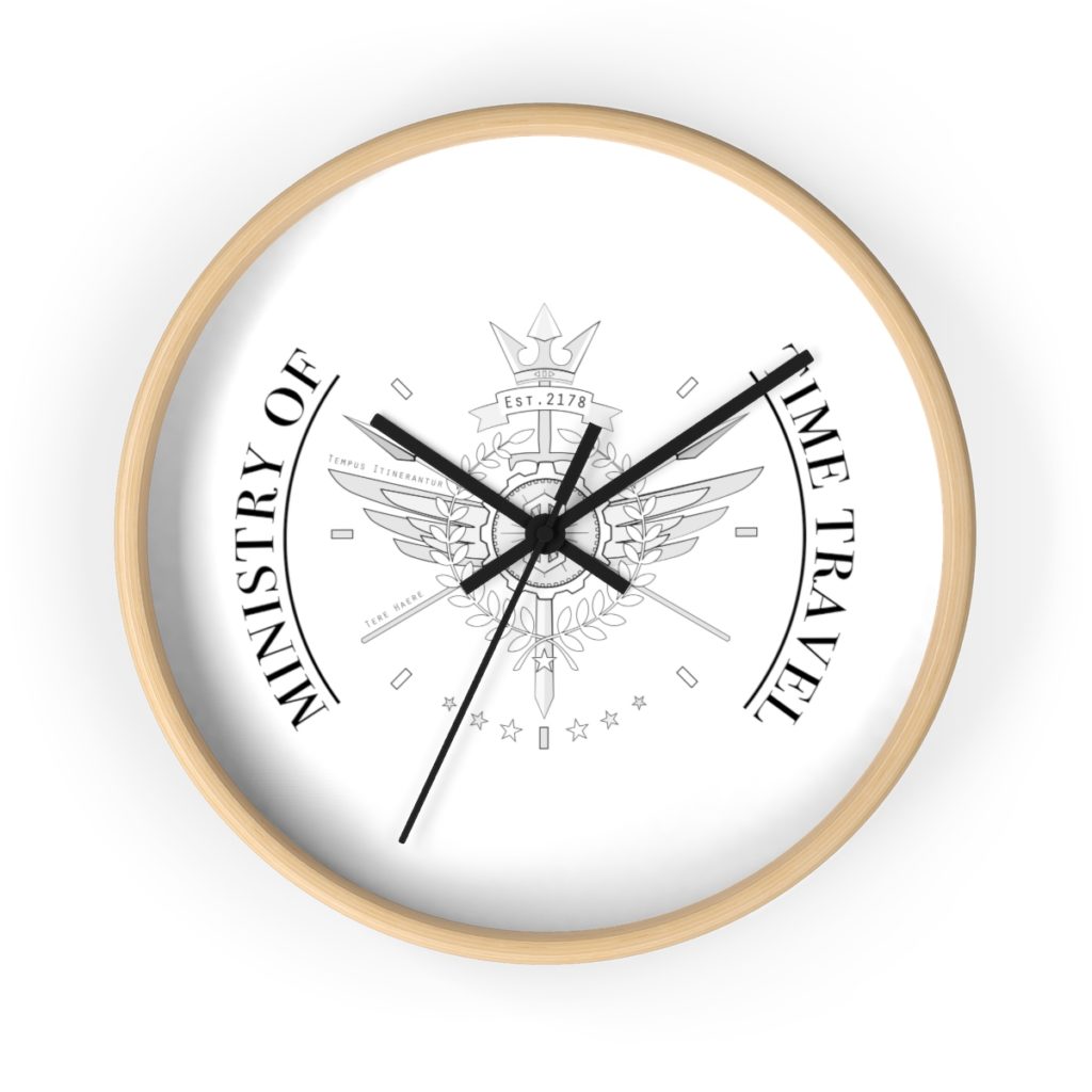 Time Travel Wall clock - Ministry of Time Travel